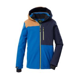 Killtec Skijacke »KSW 443 BYS SKI JCKT« wind- u wasserdicht, atmungsaktiv, Schneefang, Innen-Fleece dunkelblau 128 128 Skijacke für Jungen mit...