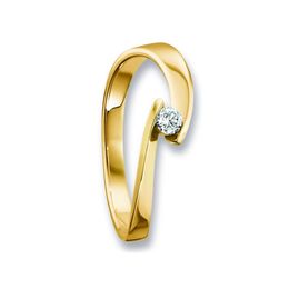 ONE ELEMENT Ring Damen Größe 50 gold