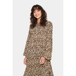 Saint Tropez Smokkleid &raquo;GazelSZ Dress&laquo; Sommerkleid Black Reg Leo XS (34) - N-Gr N-Gr XS (34) Feminines Kleid von Saint Tropez