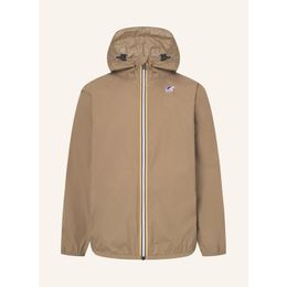 K-way Arbeitsjacke &raquo;Funktionsjacke LE VRAI 4.0 CLAUDE&laquo; Brown Corda L L Ripstop-Polyestergewebe, wasserabweisend, winddicht und atmungsaktiv
