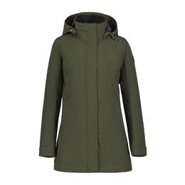 Icepeak Steppjacke »D FUNKTIONSJACKE ALNA« mit Kapuze mit hohem Stehkragen DARK OLIVE 42 42 Steppjacke mit wasserabweisender und wasserdichter...
