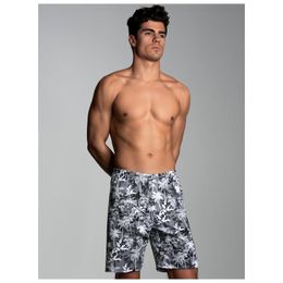 TRIGEMA Bermudas &raquo;Bermuda mit Palmen-Muster&laquo; schwarz L - US-Gr&ouml;&szlig;en US-Gr&ouml;&szlig;en L DELUXE-Single-Jersey