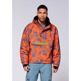 Chiemsee Skijacke Orange-Purple XXL (60/62) XXL (60/62) Chiemsee Herren-Skijacke mit Muster und 3 Taschen