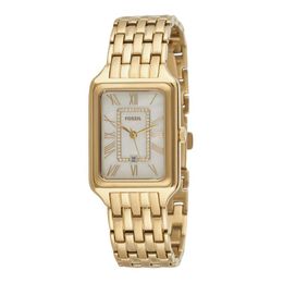 Fossil Uhr 'RAQUEL' Damen Größe One Size gold / weiß