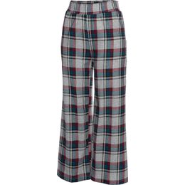 s.Oliver Damen Pyjamahose wei&szlig;-petrol-weinrot Gr&ouml;&szlig;e 40/42