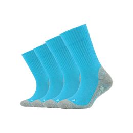 Camano Funktionssocken &raquo;function&laquo; 4 Paar tlg. mit verst&auml;rkten Belastungszonen an Ferse und Spitze turquoise-grau 39-42 39-42 Socken von Camano -...