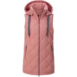 CR&Eacute;ATION L Damen Steppweste rosenholz Gr&ouml;&szlig;e 54