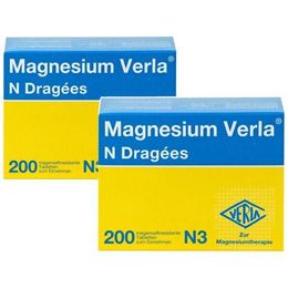 Verla-Pharm Arzneimittel GmbH & Co. KG Magnesium Verla N Dragees Doppelpackung (2x200St) 2 St