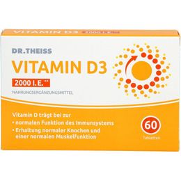 Dr.Theiss Vitamin D3 Tabletten 2000 I.E. 60 St