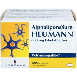 Alphalipons&auml;ure Heumann 600 mg Filmtabletten 100 St