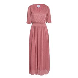 Minus Kleid ' MSMavena V-Neck Maxi Dress ' Damen Gr&ouml;&szlig;e 46 pitaya Winterkleid