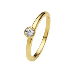 ONE ELEMENT Ring 'Zarge' female Gold size 50