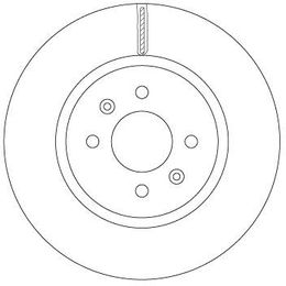 TRW Bremsscheibe vorne rechts links bel&uuml;ftet 280mm f&uuml;r HYUNDAI KIA 51712-C8500 DF6842