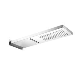 Herzbach Living Spa Wand-Regenbrause 11.661600.2.01 Edelstahl poliert, 539x165mm, Regen/Schwall