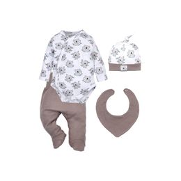 Nini Geschenkset 'Koala' Gr&ouml;&szlig;e 56 greige / wei&szlig;