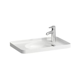Laufen VAL Einbauwaschtisch 8172814001051 55x36cm, LCC, mit &Uuml;berlauf, Hahnloch links, Saphirkeramik