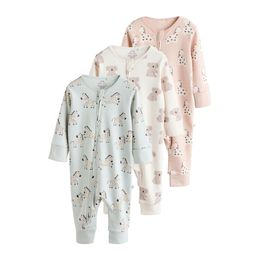 next Schlafanzug Jungen Gr&ouml;&szlig;e 92 hellbeige / mint / pastellorange / schwarz