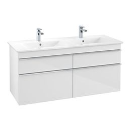 Villeroy & Boch Villeroy & Boch Venticello Unterschrank A93001DH XXL, 125,3x59x50,2cm, Griff Chrom, Glossy White