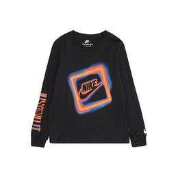 Nike Sportswear Shirt 'FUTURA' Jungen Gr&ouml;&szlig;e 116 blau / orange / schwarz