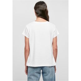 Days Beyond T-Shirt 'Amour' Damen Gr&ouml;&szlig;e XS feuerrot / offwhite