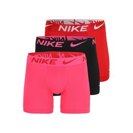 NIKE Underwear Boxershorts 'Essential' Herren Größe S himbeer / rot / schwarz / weiß
