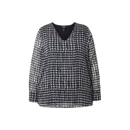 Ulla Popken Blouse female Black size 46-48