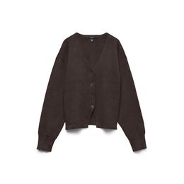 V&eacute;ro Moda Vero Moda Knit Cardigan 'LUCCA' female Brown size L