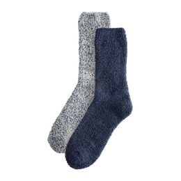 next Socken Herren Gr&ouml;&szlig;e 43/45 blau / graumeliert