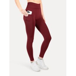 Smilodox Leggings female Red size XL