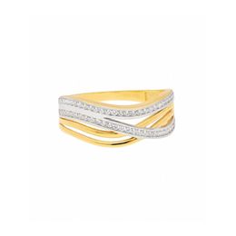 Adelia´s Adelia ́s Ring Damen Größe 60 gold / transparent
