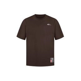 Smilodox T-Shirt Rayk Casual Basic Herren Gr&ouml;&szlig;e M braun