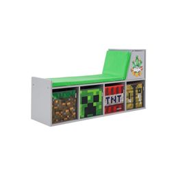 Minecraft - Sitz- und Lesebank mit Regal | Gr.: onesize