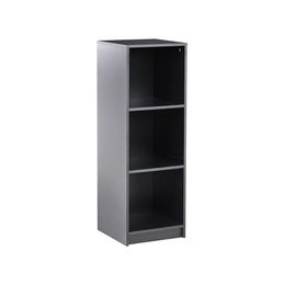 Beliani B&uuml;cherregal ZEHNA in Schwarz - (W) 40 x (H) 117 x (L) 40 cm | Gr.: onesize