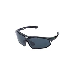 YEAZ Unisex-Sportbrille "Sunray" in Schwarz | Gr.: onesize