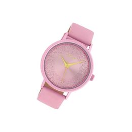 Analog-Armbanduhr Oozoo Timepieces rosa gro&szlig; (ca. 42mm) | Gr.: onesize