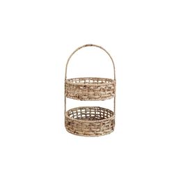 Chic Antique Aufsatz mit 2 K&ouml;rben in natur | Gr.: onesize