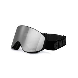 YEAZ APEX Magnet-Ski-Snowboardbrille silber verspiegelt/schwarz in silber | Gr.: onesize