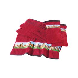 Erwin M&uuml;ller Erwin M&uuml;ller Frottier Kinder-Frottier-Set 3-teilig (1 HT + 2 WH) in rot | Gr.: onesize