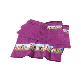 Erwin M&uuml;ller Erwin M&uuml;ller Frottier Kinder-Frottier-Set 3-teilig (1 HT + 2 WH) in fuchsia | Gr.: onesize