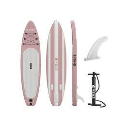 YEAZ Stand-Up-Paddle Board "Lido Aquatrek" in Rosa/ Wei&szlig; - (L)305 x (B)78 x (H)15 cm | Gr.: onesize