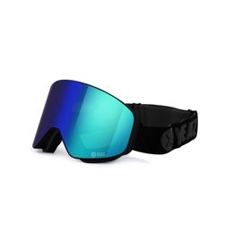YEAZ APEX Magnet-Ski-Snowboardbrille grün verspiegelt/schwarz in grün | Gr.: onesize