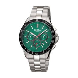 Boccia Herrenuhr Chronograph Titan/Gr&uuml;n | Gr.: onesize