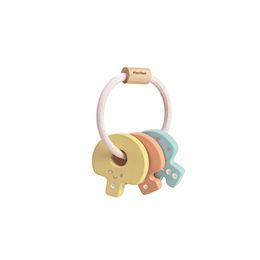 Plan Toys Rassel Babyschl&uuml;ssel pastell ab 4 Monate | Gr.: onesize