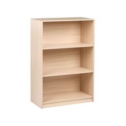 Beliani B&uuml;cherregal ZEHNA in Braun - (W) 80 x (H) 117 x (L) 40 cm | Gr.: onesize