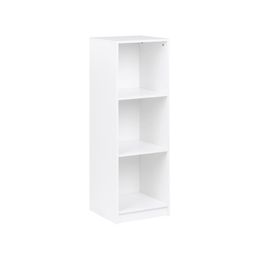 Beliani B&uuml;cherregal ZEHNA in Wei&szlig; - (W) 40 x (H) 117 x (L) 40 cm | Gr.: onesize