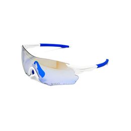 YEAZ Unisex-Sportbrille "Sunelation" in Wei&szlig;-Blau/ Hellblau | Gr.: onesize