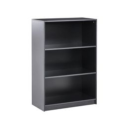Beliani B&uuml;cherregal ZEHNA in Schwarz - (W) 80 x (H) 117 x (L) 40 cm | Gr.: onesize