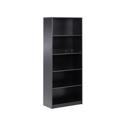 Beliani B&uuml;cherregal ZEHNA in Schwarz - (W) 80 x (H) 197 x (L) 40 cm | Gr.: onesize
