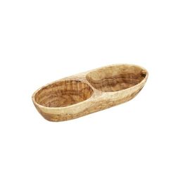 APS Schale -OLIVE- in Braun, Ma&szlig;e: 26,5 x 11 x 5 cm | Gr.: onesize