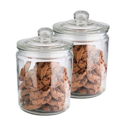 APS 2er Set Vorratsglas -CLASSIC-, Ma&szlig;e: 14 x 14 x 21,5 cm | Gr.: onesize